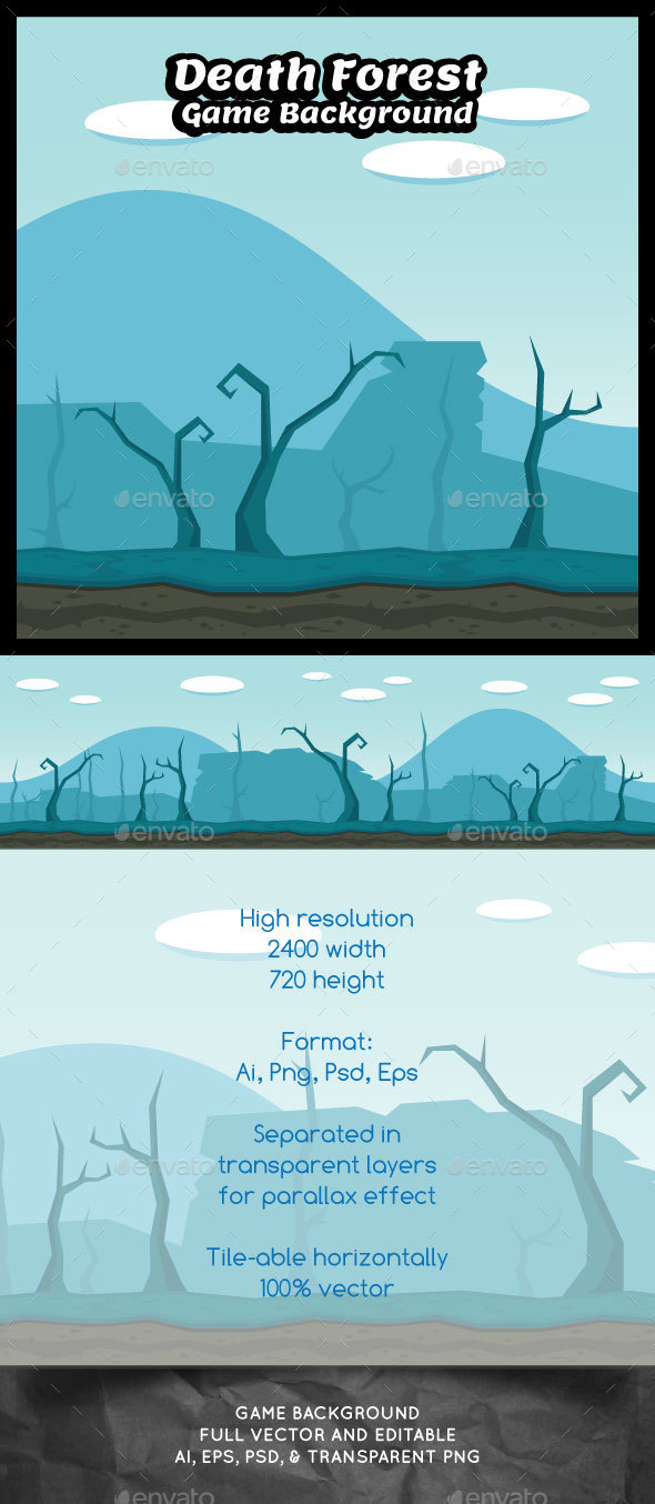 Forests 2D Game Assets from GraphicRiver