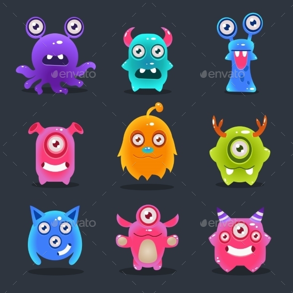 Monster Graphics, Designs & Templates from GraphicRiver