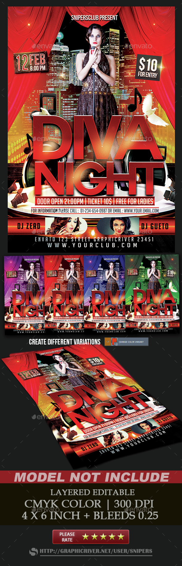 Diva Graphics, Designs & Templates | GraphicRiver