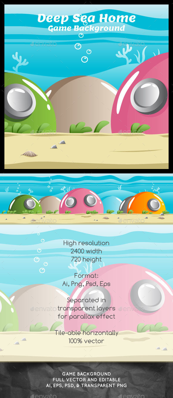 Sea Game Assets | GraphicRiver