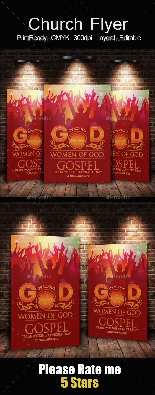 Mercy Flyer Templates from GraphicRiver