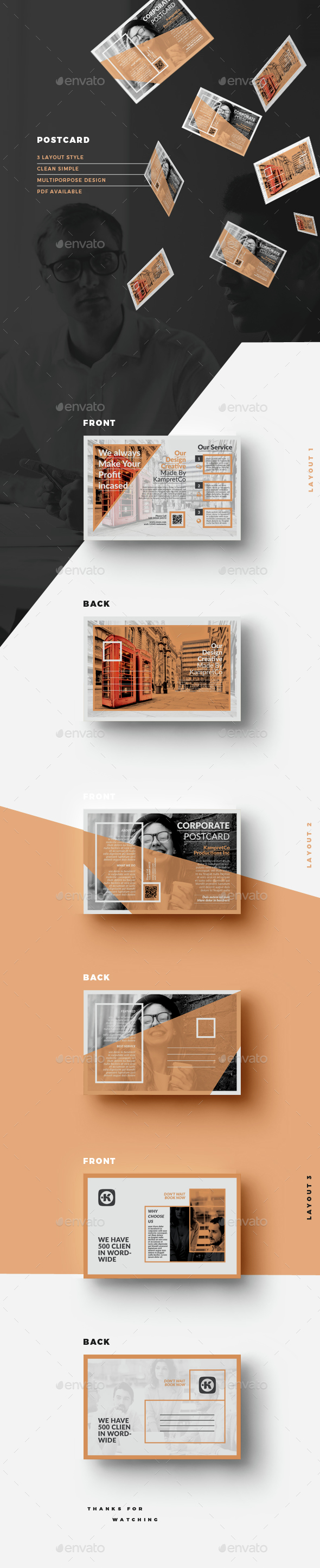 Postcard Graphics, Designs & Templates | GraphicRiver