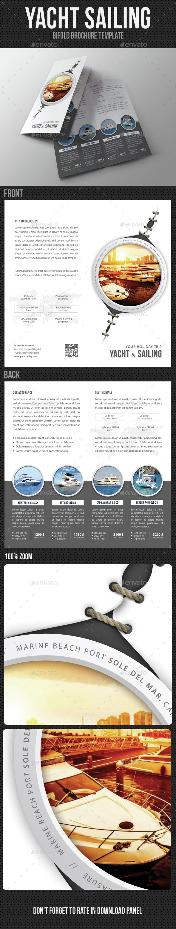 Boat Brochure Templates | GraphicRiver