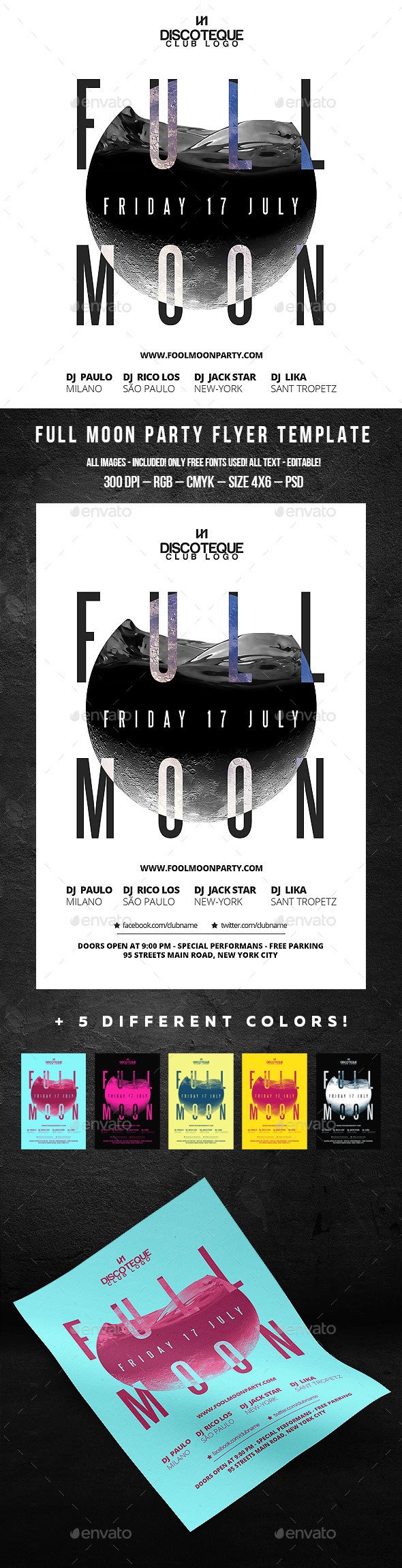 Moon Graphics, Designs & Templates | GraphicRiver