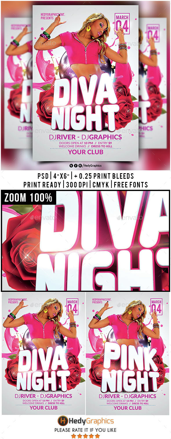 Diva Graphics, Designs & Templates | GraphicRiver