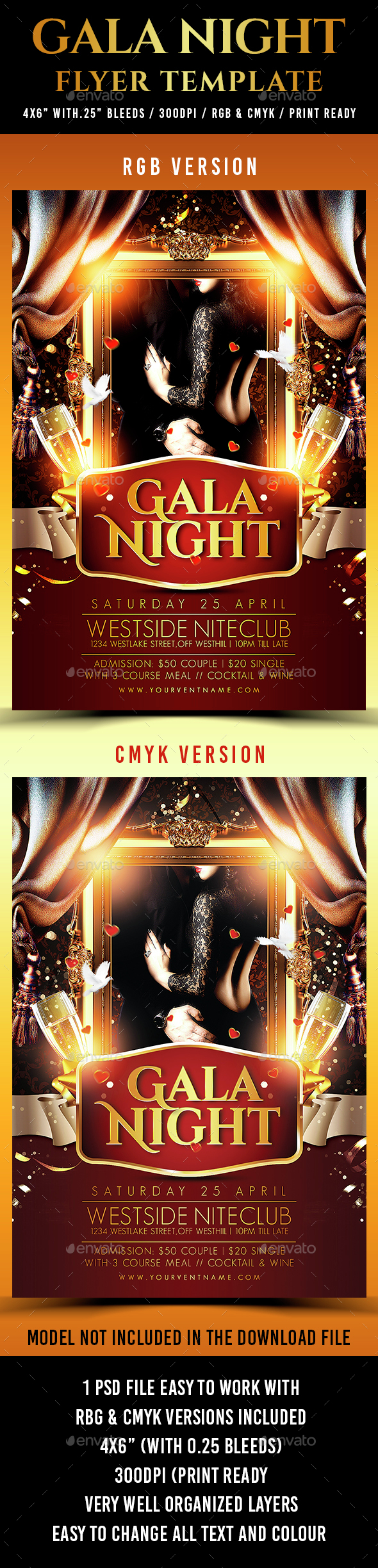 Gala Flyer Templates from GraphicRiver