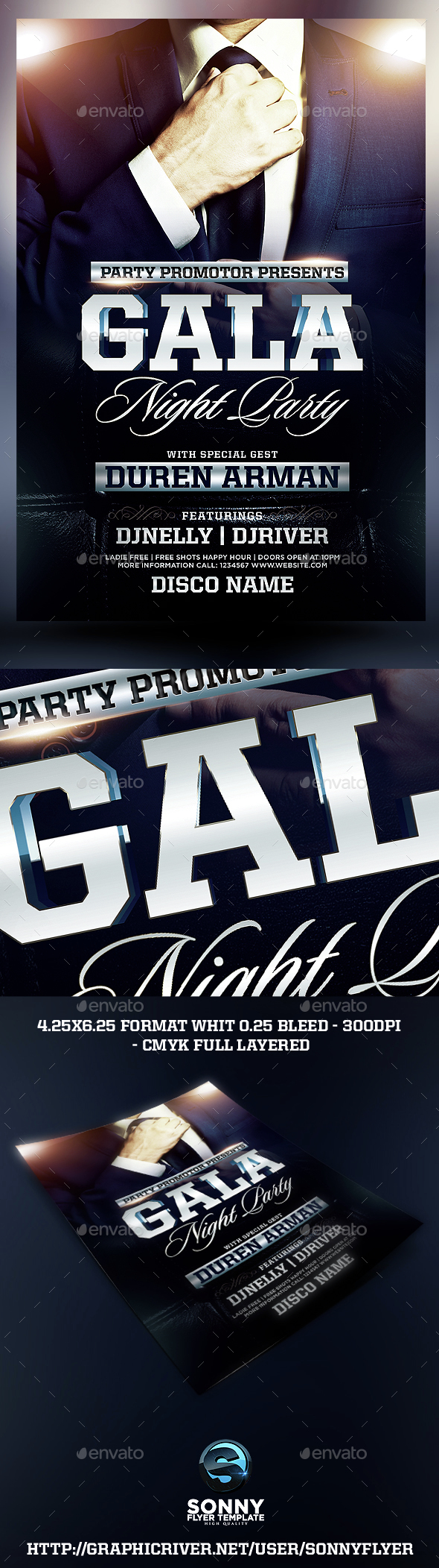 Gala Flyer Templates | GraphicRiver