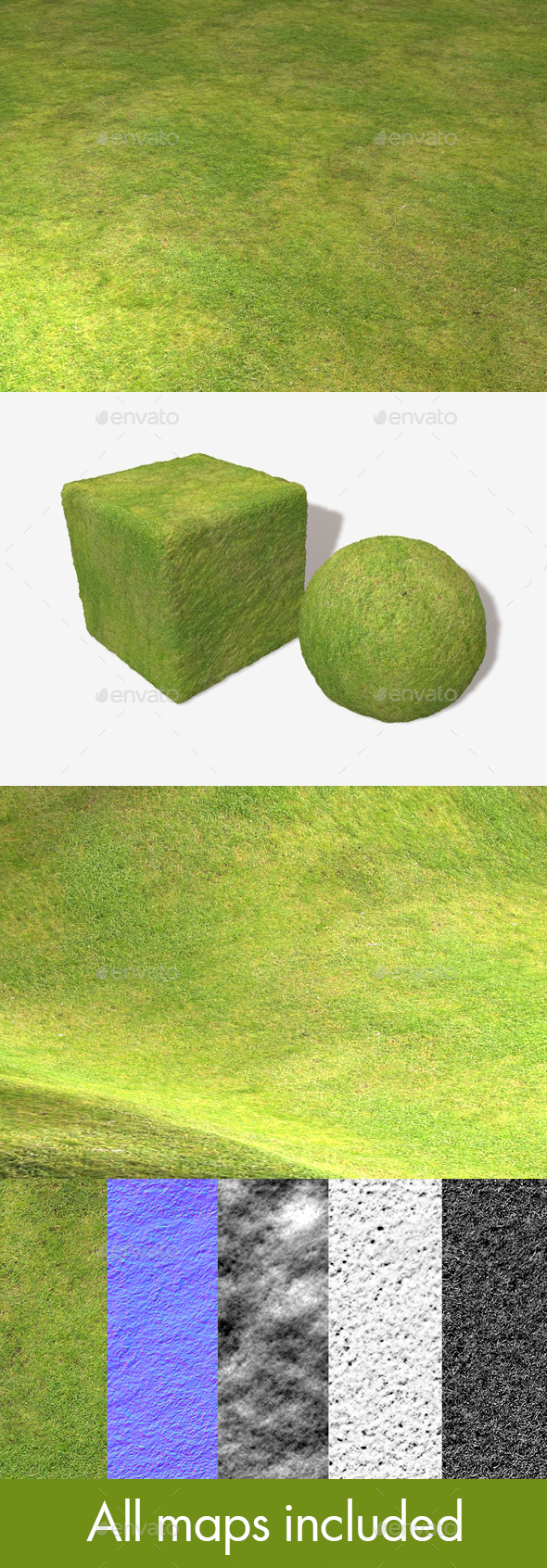 Grass Anime Ground CG Textures | 3DOcean
