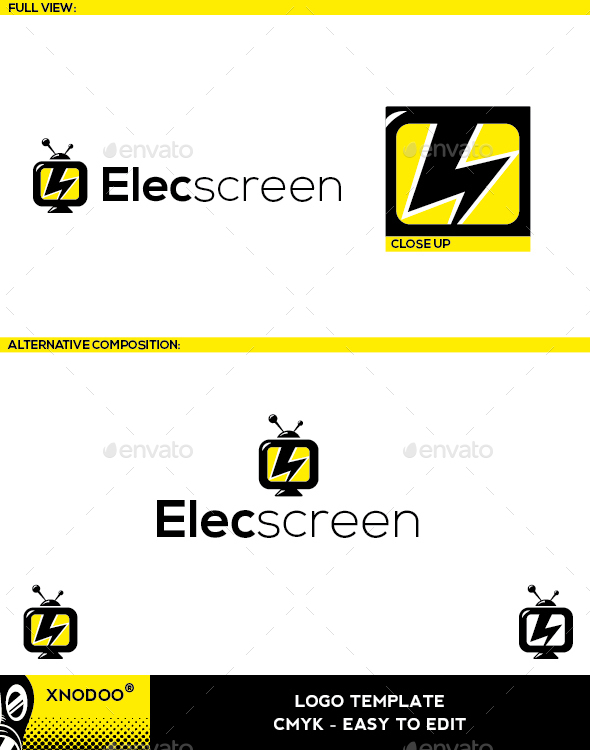 Elec Logo Graphics, Designs & Template from GraphicRiver