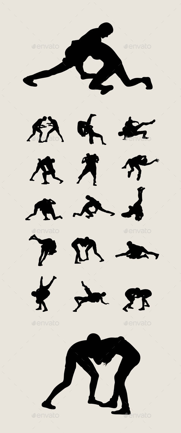 Wrestler Graphics, Designs & Templates | GraphicRiver