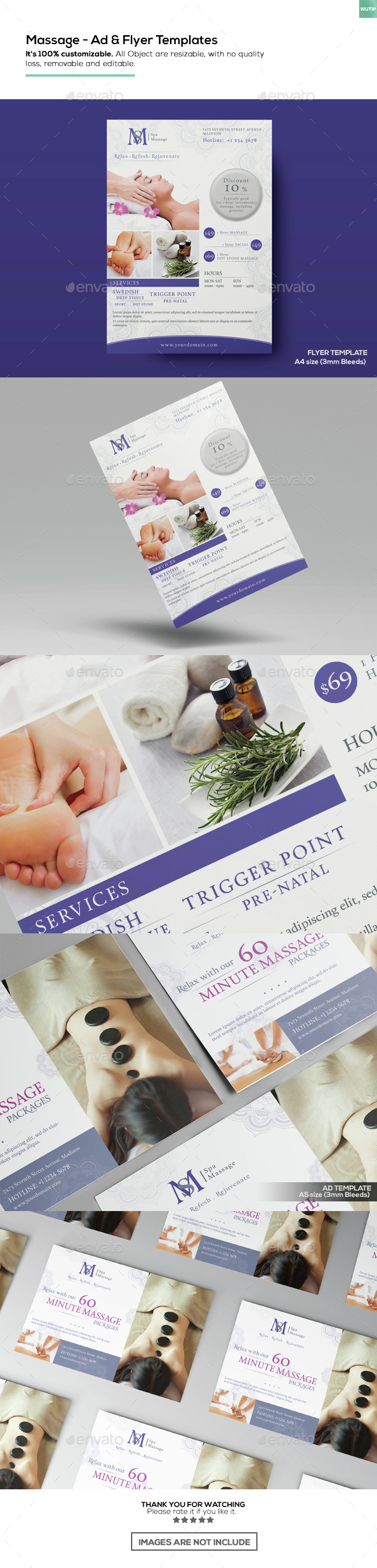 Massage Graphics, Designs & Templates | GraphicRiver
