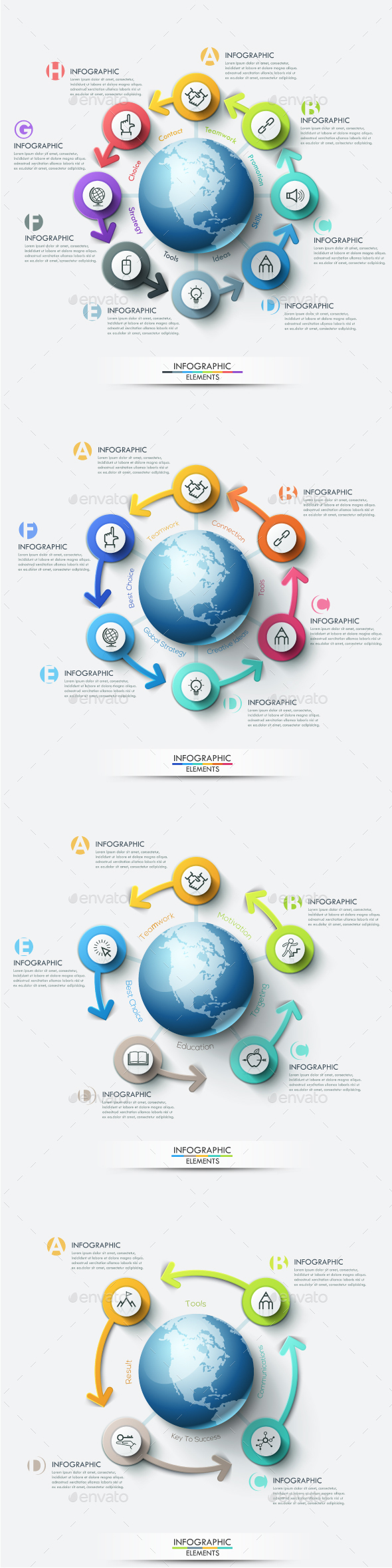 Globalization Infographic Templates from GraphicRiver