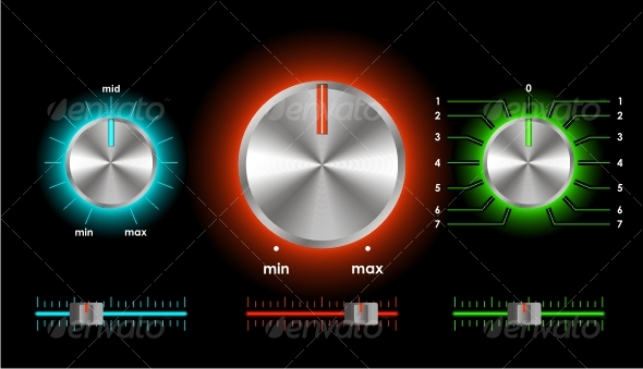 Knobs Graphics, Designs & Templates | GraphicRiver