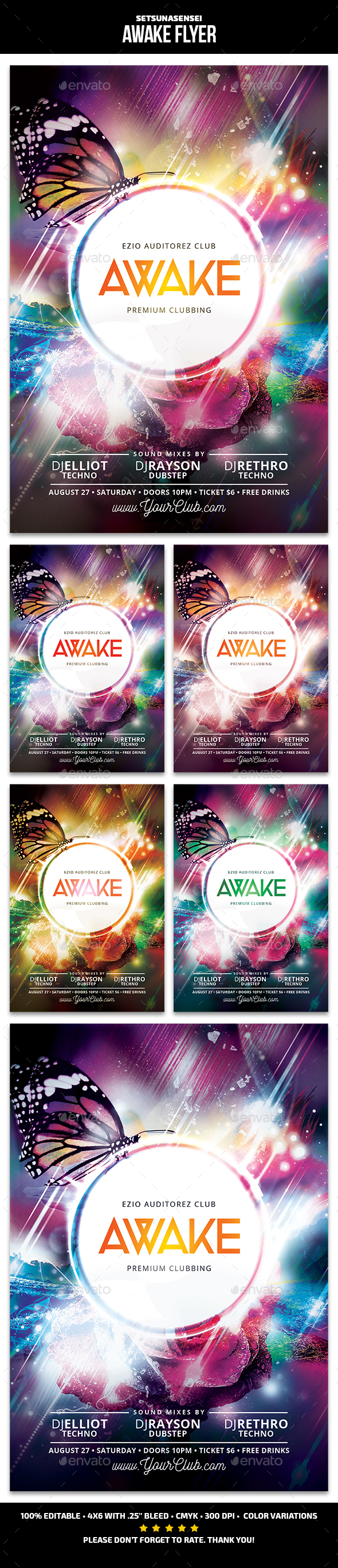 Awake Graphics, Designs & Templates from GraphicRiver