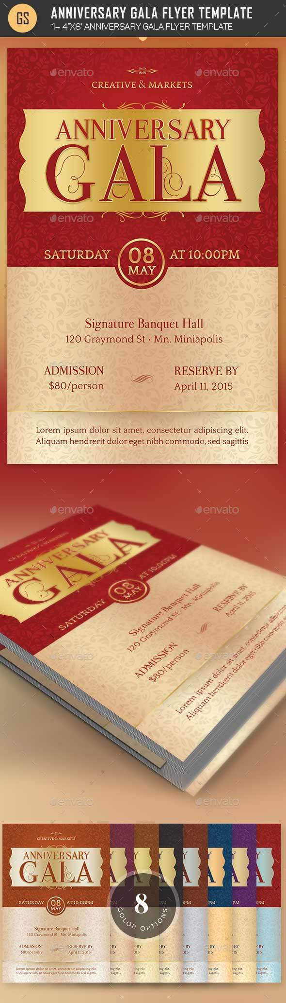 Gala Flyer Templates | GraphicRiver