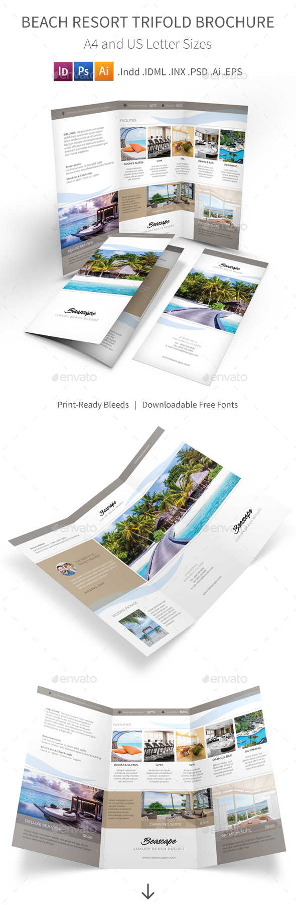 Resort Graphics, Designs & Templates | GraphicRiver