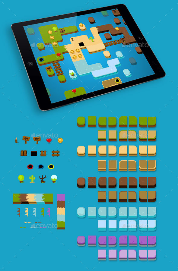 Game Tilesets from GraphicRiver