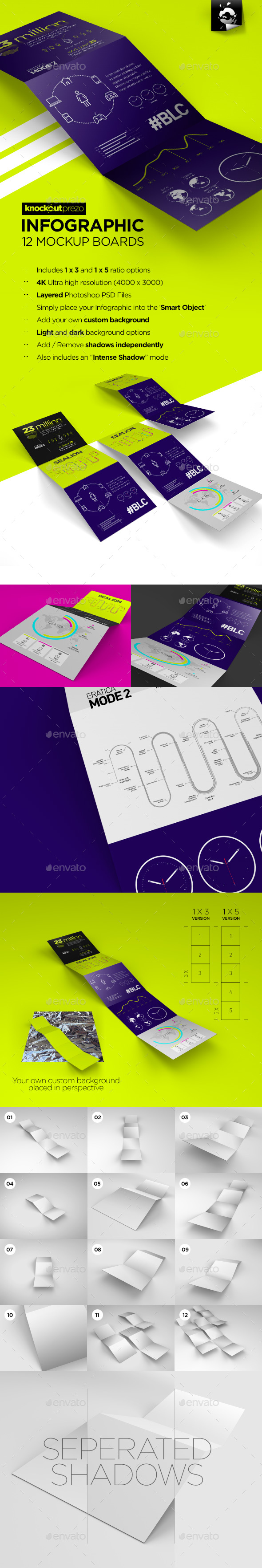 Infographic Mockup Graphics, Designs & Templates