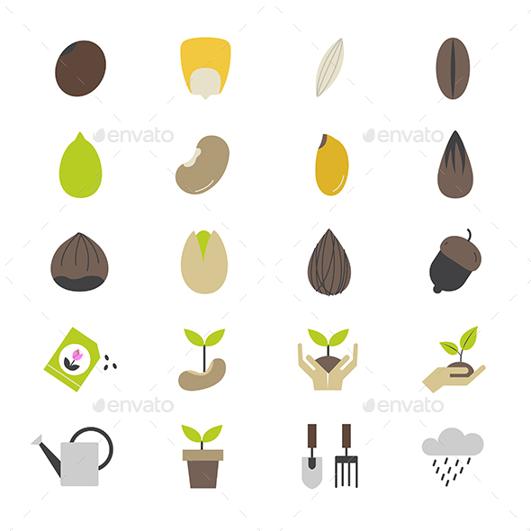 Seeds Icons | GraphicRiver