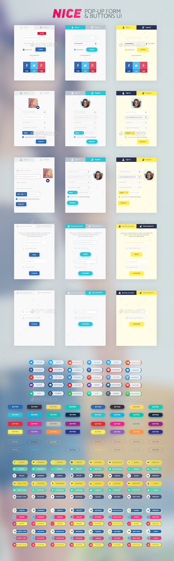 Button Templates from GraphicRiver