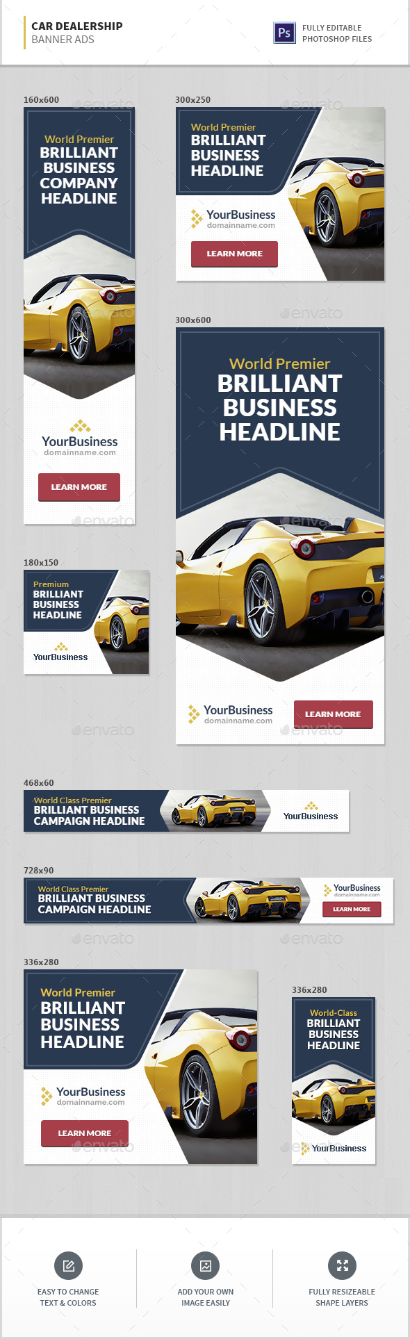 Car Banners & Ad Templates from GraphicRiver