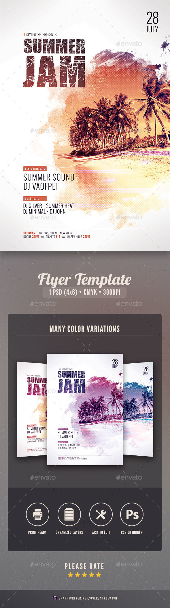 Jams Flyer Templates | GraphicRiver