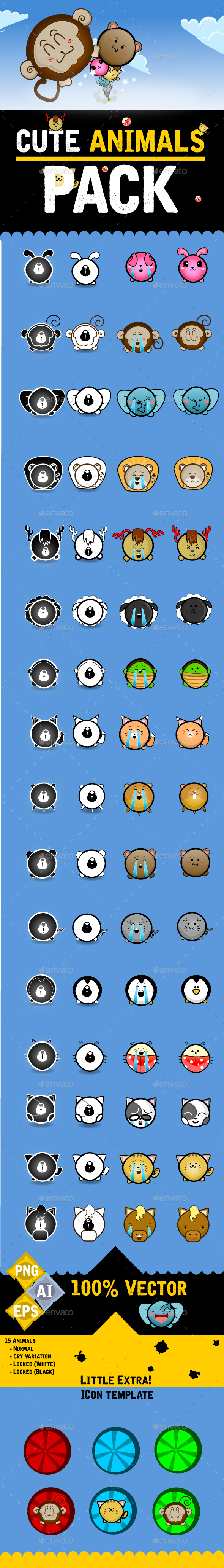 Game Sprites & Sheet Templates from GraphicRiver