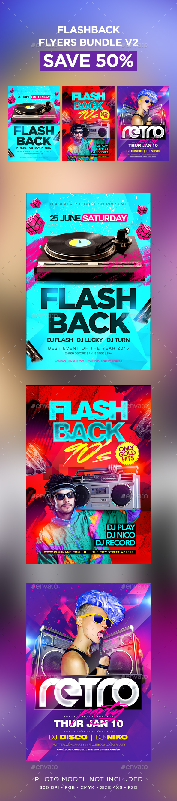 Flashback Graphics, Designs & Templates from GraphicRiver