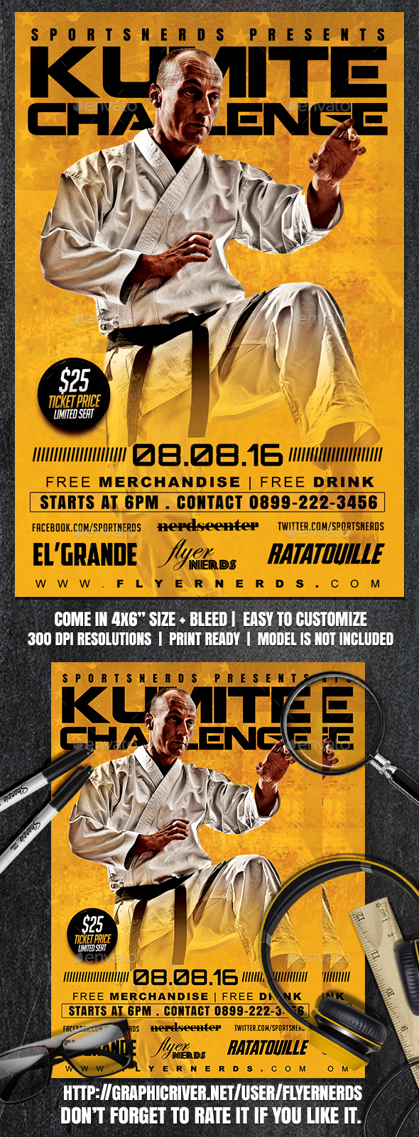 Karate Graphics, Designs & Templates | GraphicRiver