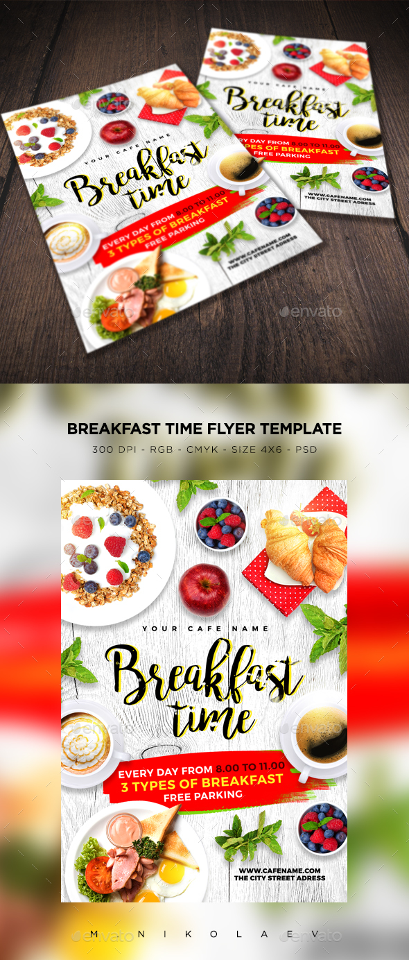 Breakfasts Graphics, Designs & Templates from GraphicRiver