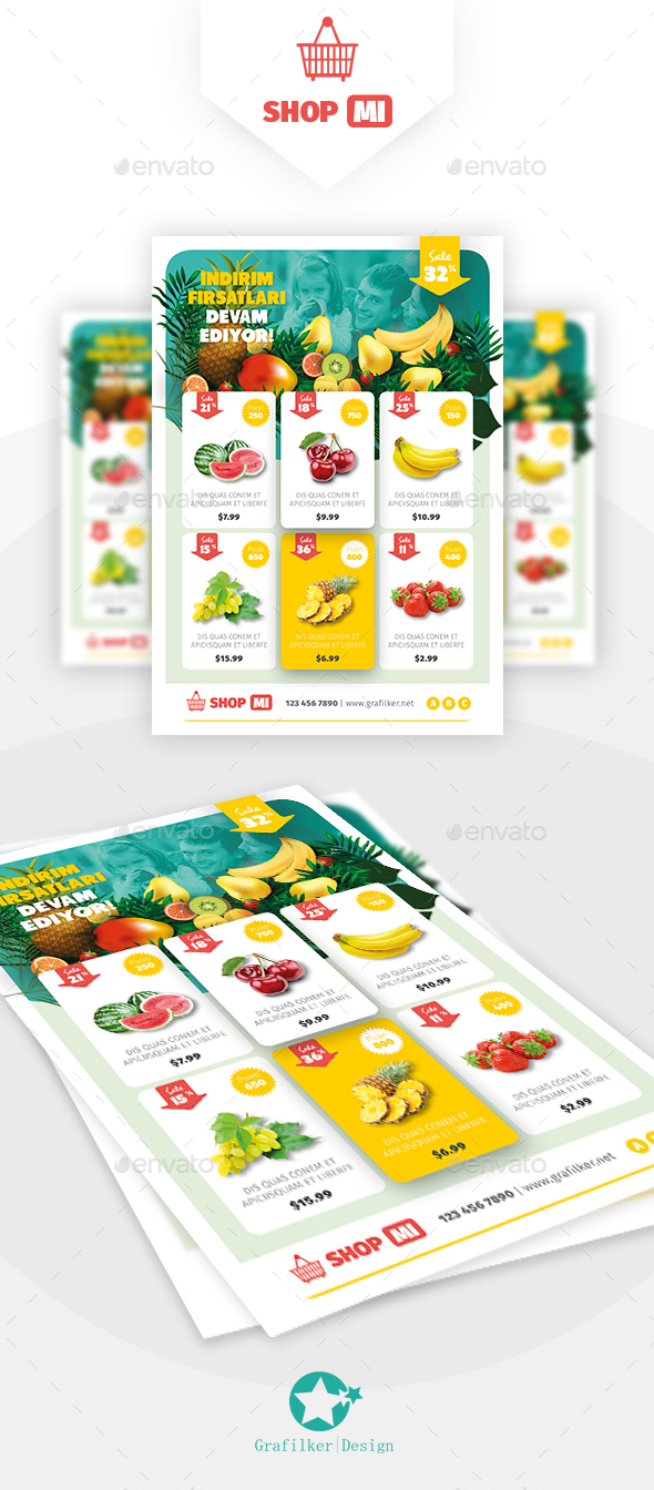 Supermarket Graphics, Designs & Templates | GraphicRiver