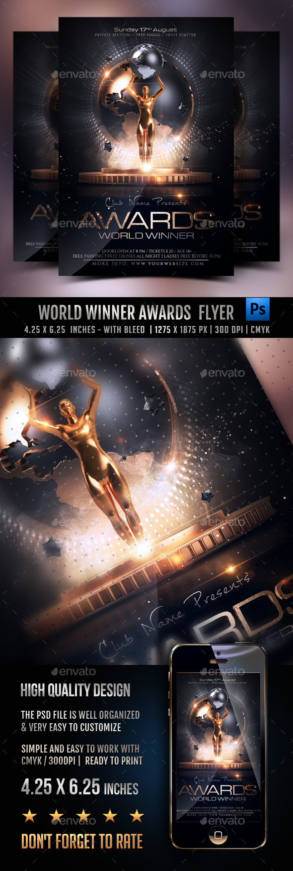 Award Graphics, Designs & Templates | GraphicRiver