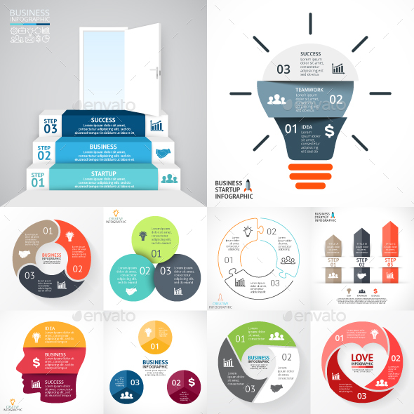 Infographic Templates from GraphicRiver