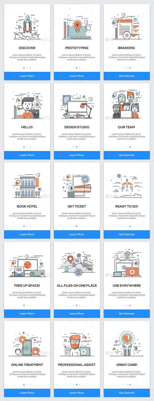 Onboarding Graphics, Designs & Templates from GraphicRiver