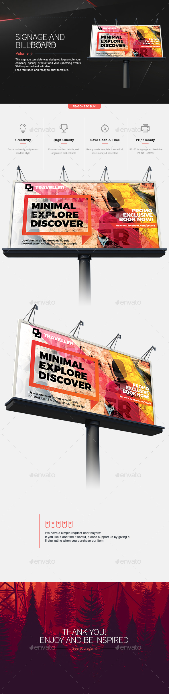 Signage Templates from GraphicRiver