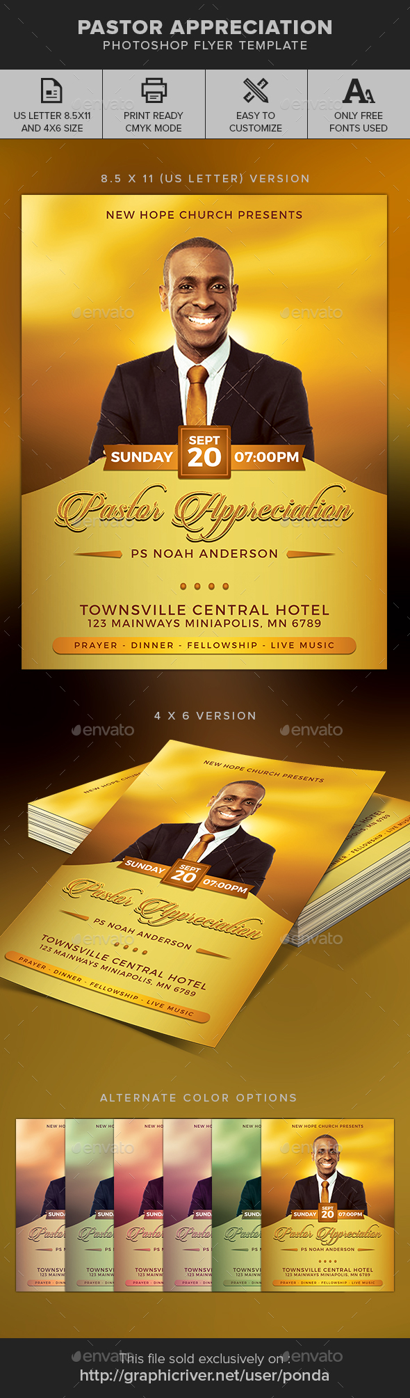 Pastor Graphics, Designs & Templates | GraphicRiver