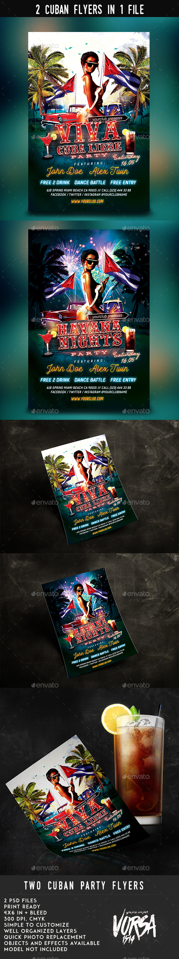 Cuban Graphics, Designs & Templates from GraphicRiver