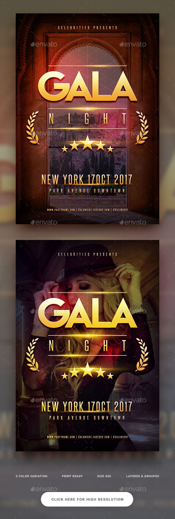 Gala Flyer Templates from GraphicRiver