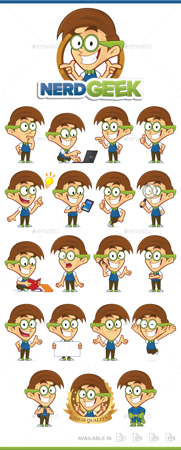 Nerd Graphics, Designs & Templates | GraphicRiver
