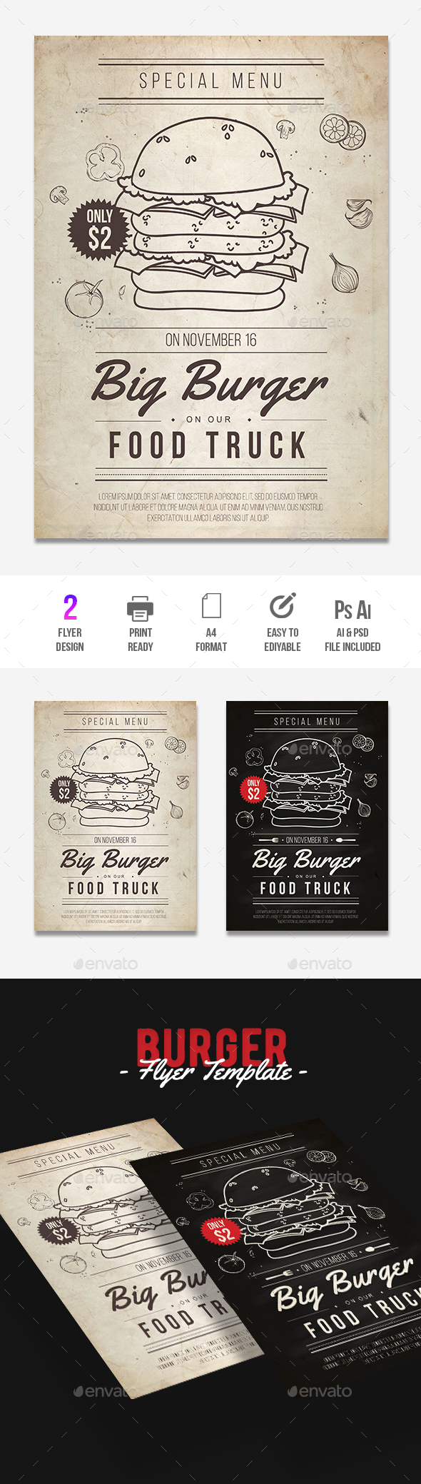 Burger Graphics, Designs & Templates from GraphicRiver