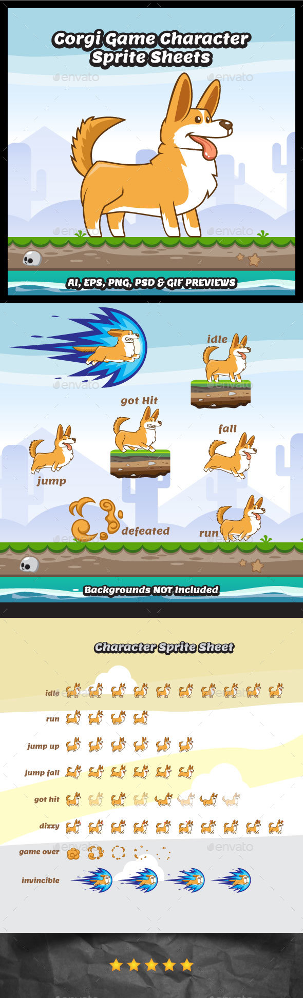 Pet Game Assets | GraphicRiver