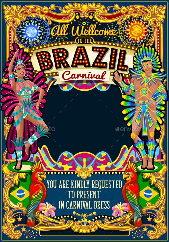 Carnaval Graphics, Designs & Templates | GraphicRiver