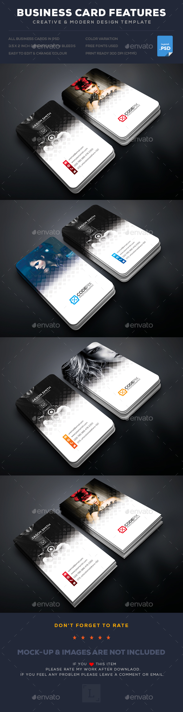 2024's Best Selling Business Card Templates & Designs