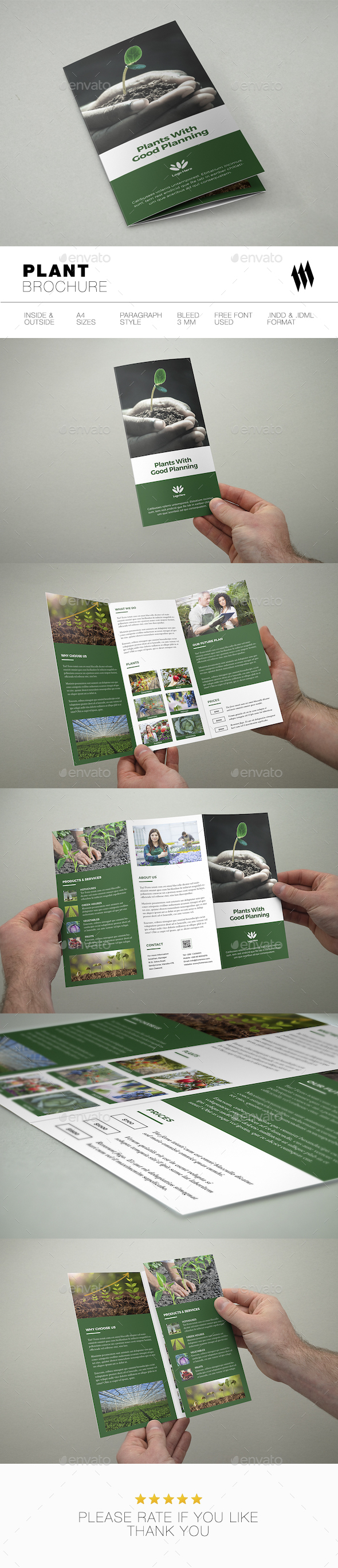 Garden Brochure Graphics, Designs & Templates from GraphicRiver
