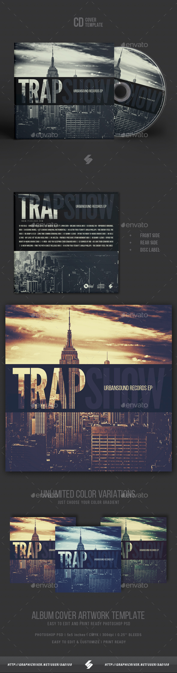 Trap Graphics, Designs & Templates | GraphicRiver