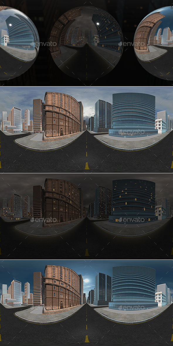 HDRI 3D Animated Urban HDRI Images | 3DOcean