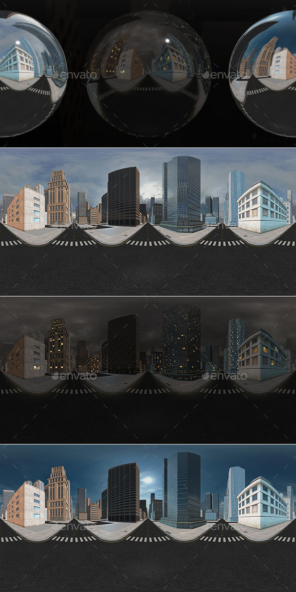 HDRI 3D Animated Urban HDRI Images | 3DOcean
