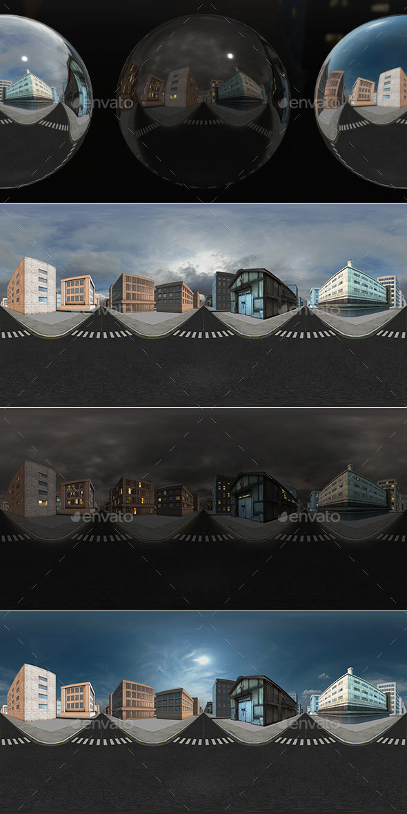 HDRI 3D Animated Urban HDRI Images | 3DOcean