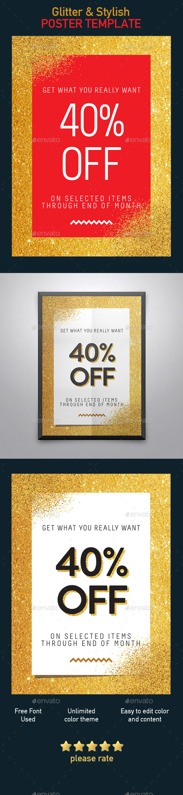 Glitter Graphics, Designs & Templates from GraphicRiver