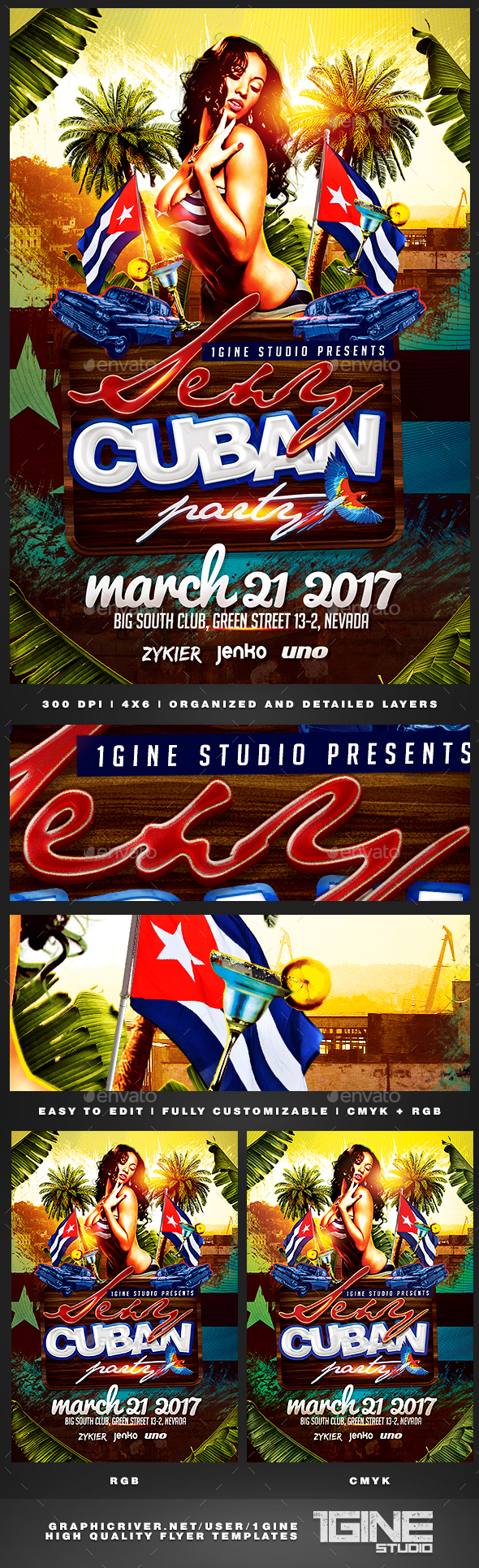 Cuban Graphics, Designs & Templates | GraphicRiver